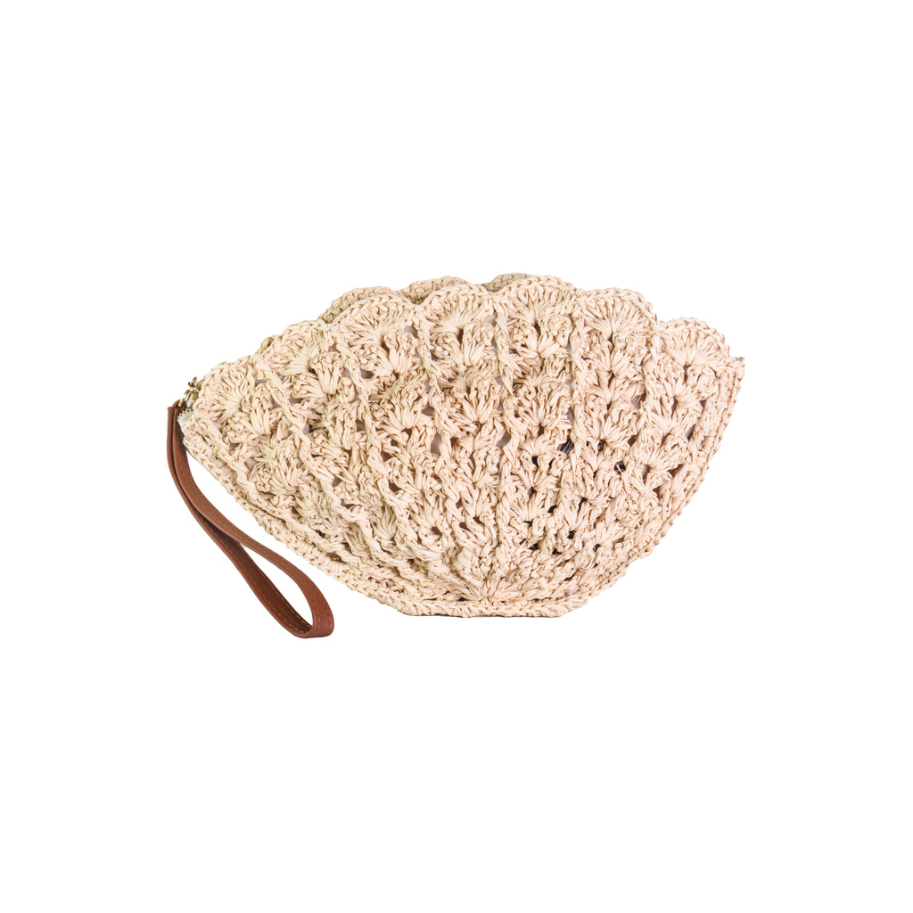 Thick Weave Seashell Clutch – Sensi Studio