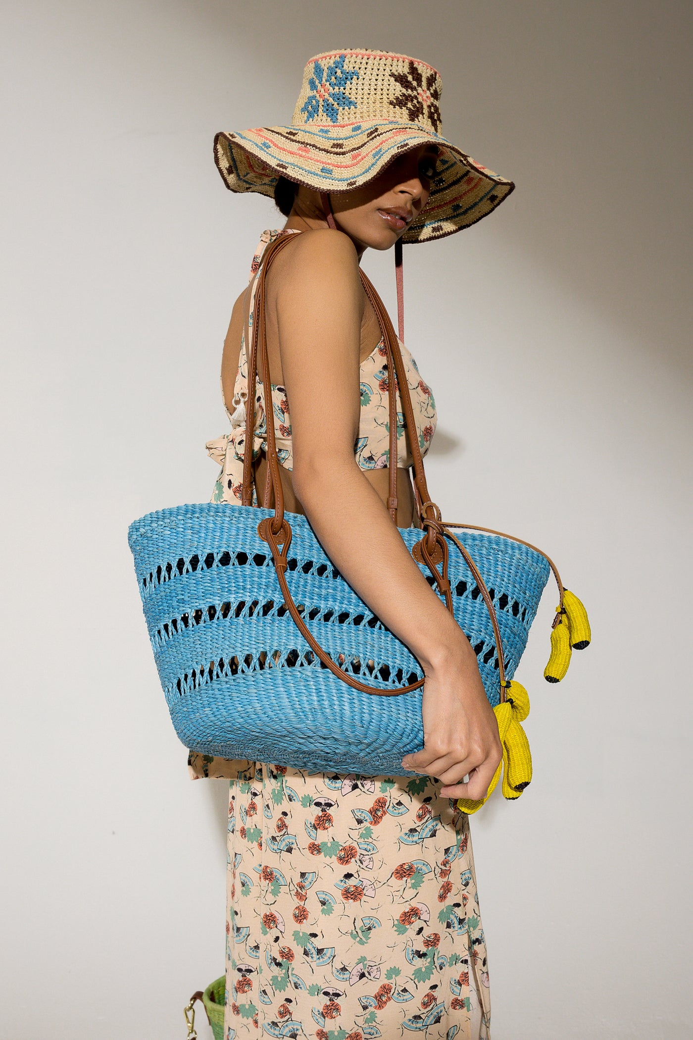 Open Weave Beach Basket Bag – Sensi Studio