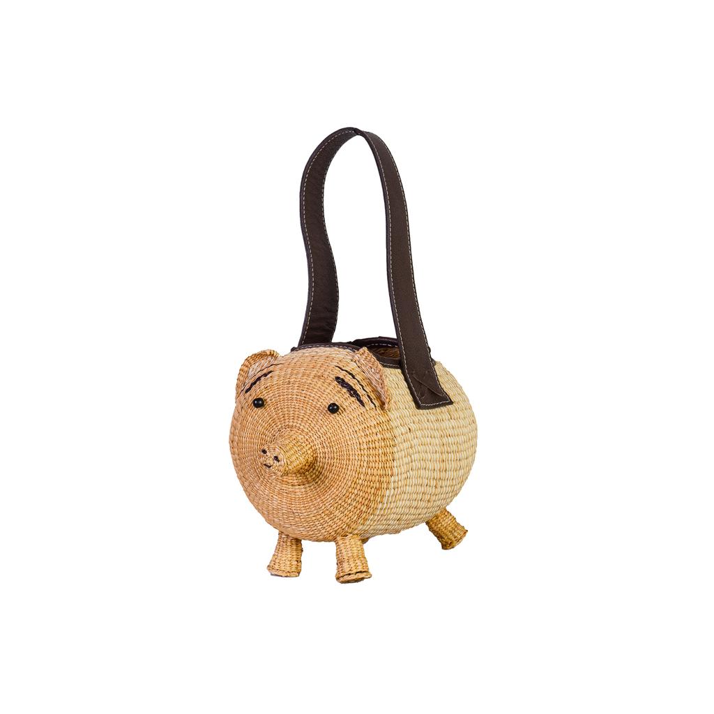 Pig Straw Bag – Sensi Studio