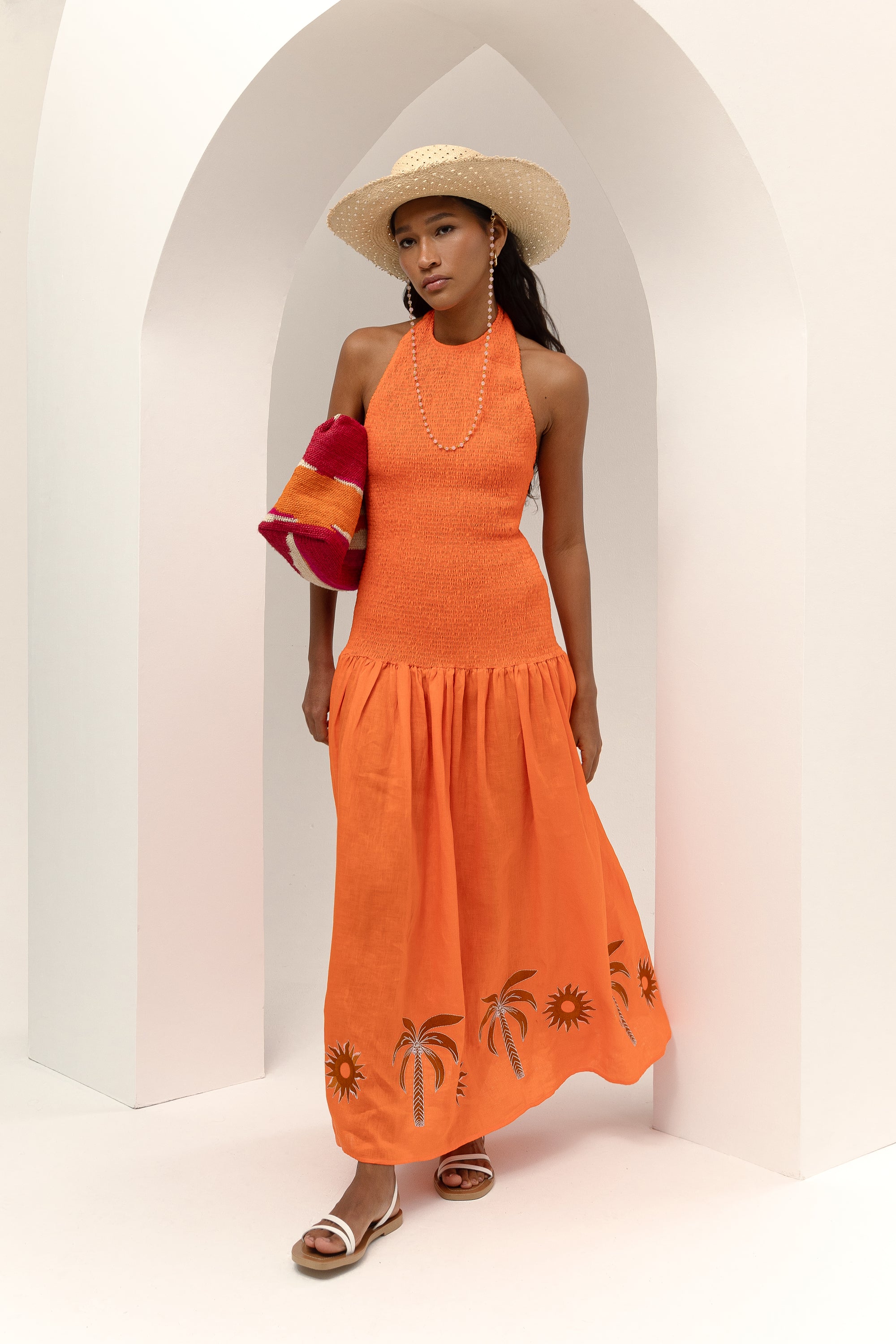 Halter Elasticized Dress – Sensi Studio