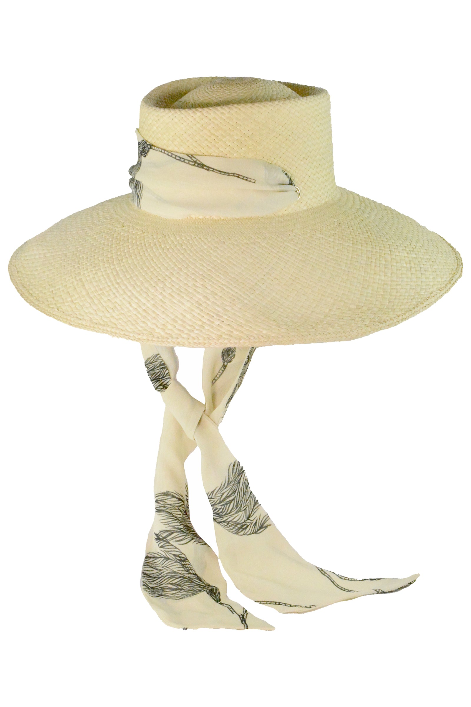 Dumont Extra Long Brim Hat With Adjustable Fabric Band – Sensi Studio